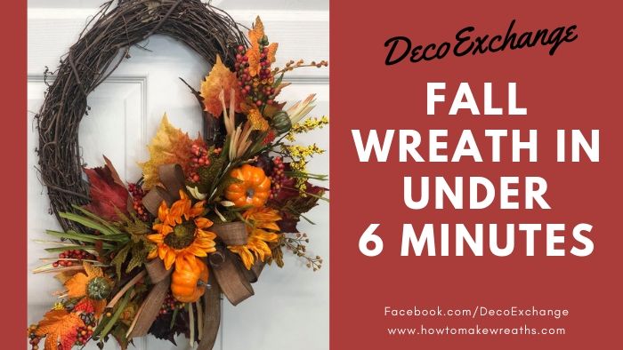 Make a Designer DIY Fall Wreath in Under 6 Minutes