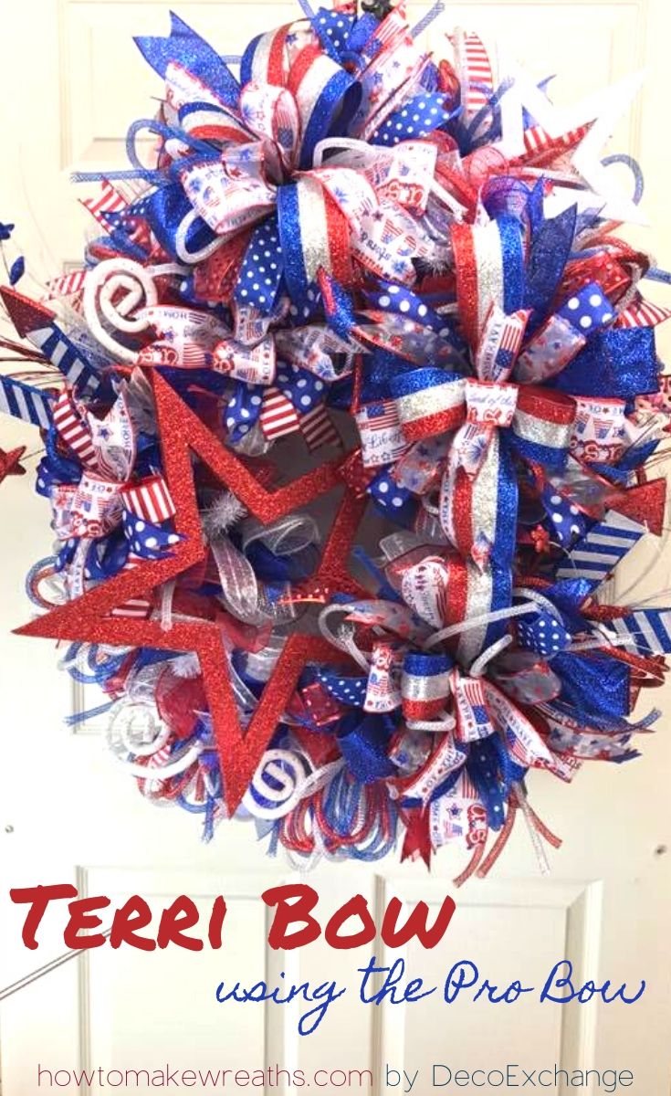 How To Use 'Pro Bow The Hand' To Make A Terri Bow - How to Make Wreaths ...