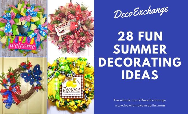 Fun Summer Decorating Ideas That'll Brighten Your Doorway - How to Make ...