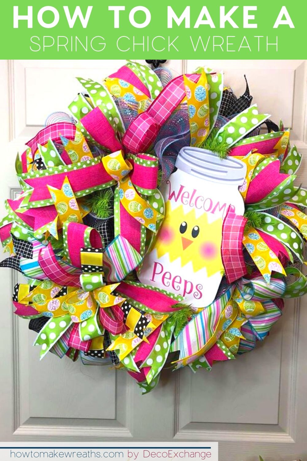 How To Make A Spring Chick Wreath - How to Make Wreaths - Wreath Making ...