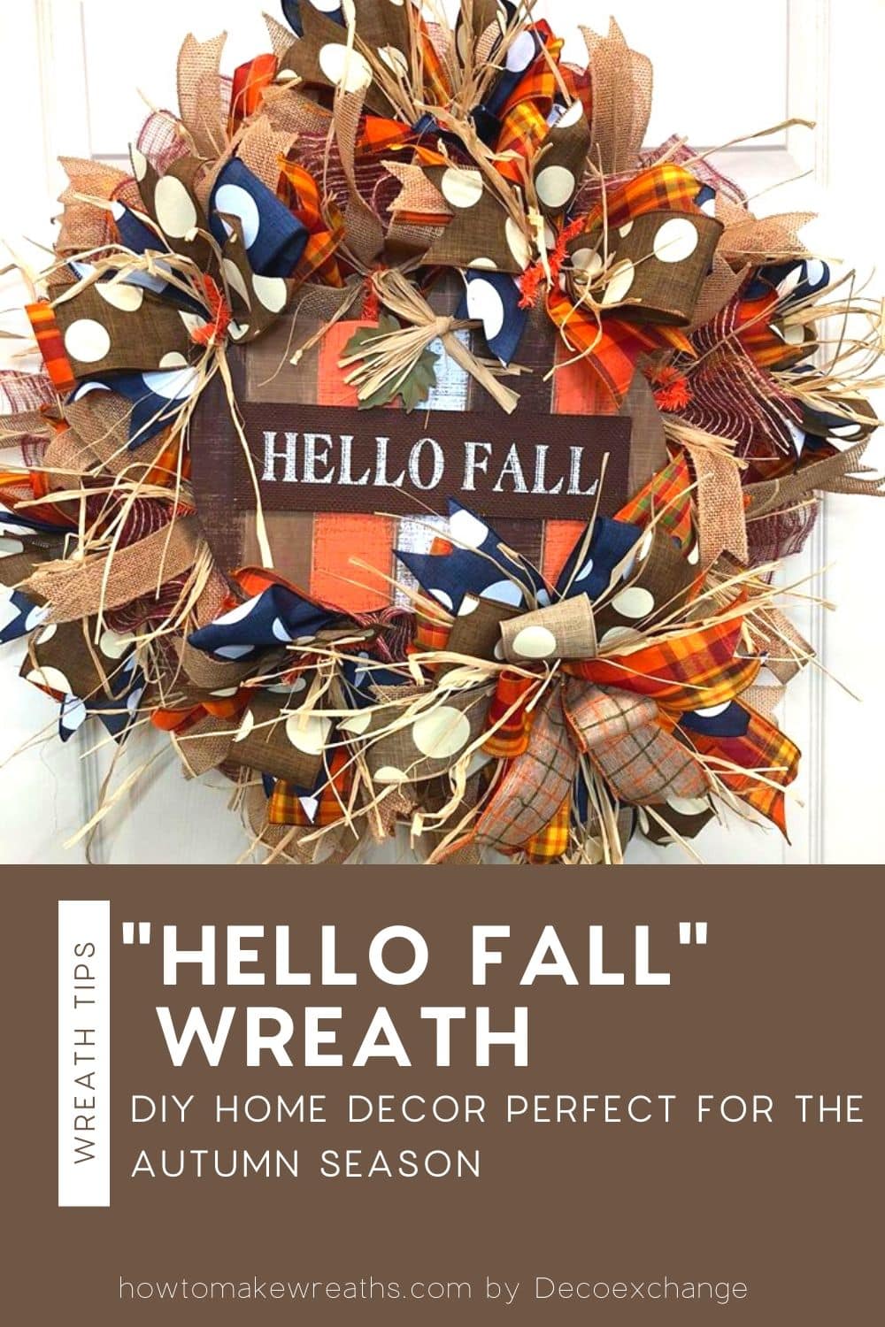How To Make A "Hello Fall" Wreath