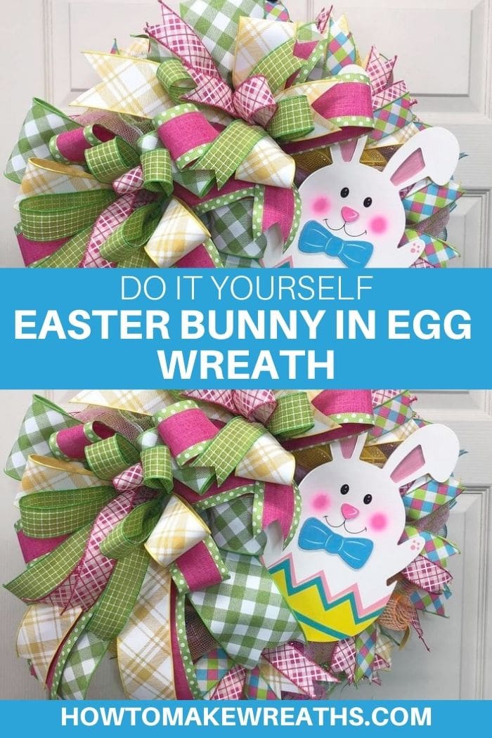 Bunny In An Easter Egg Wreath - How to Make Wreaths - Wreath Making for ...