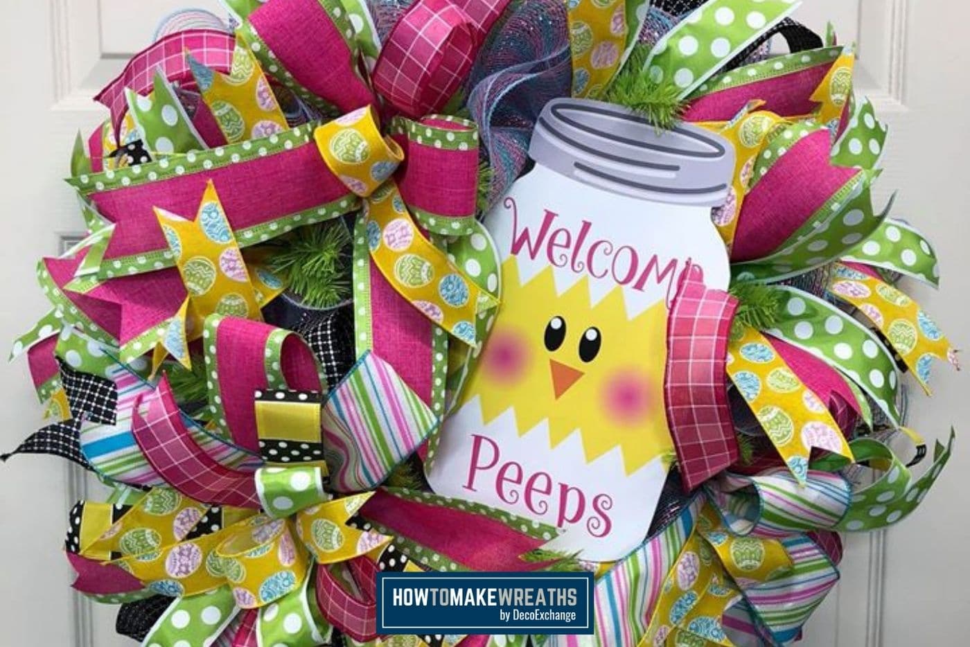 How To Make A Spring Chick Wreath - How to Make Wreaths - Wreath Making ...