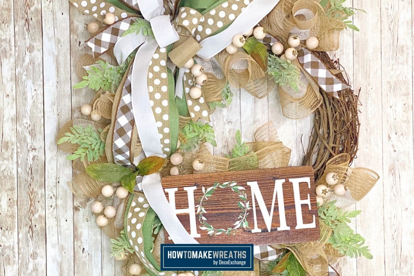 Home Wreath Kit with Coach Fancy - How to Make Wreaths - Wreath Making ...
