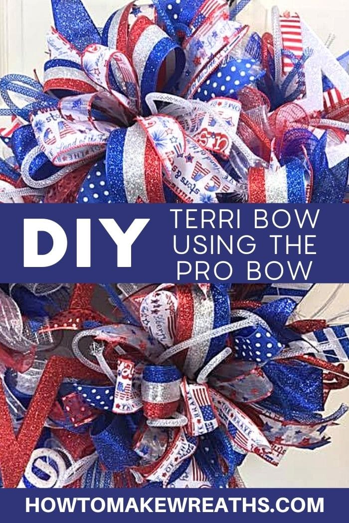 How To Use 'Pro Bow The Hand' To Make A Terri Bow - How to Make Wreaths ...