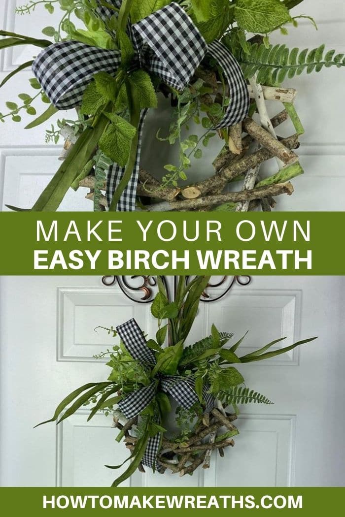 Birch Wreath: Easy 10-Minute Tutorial