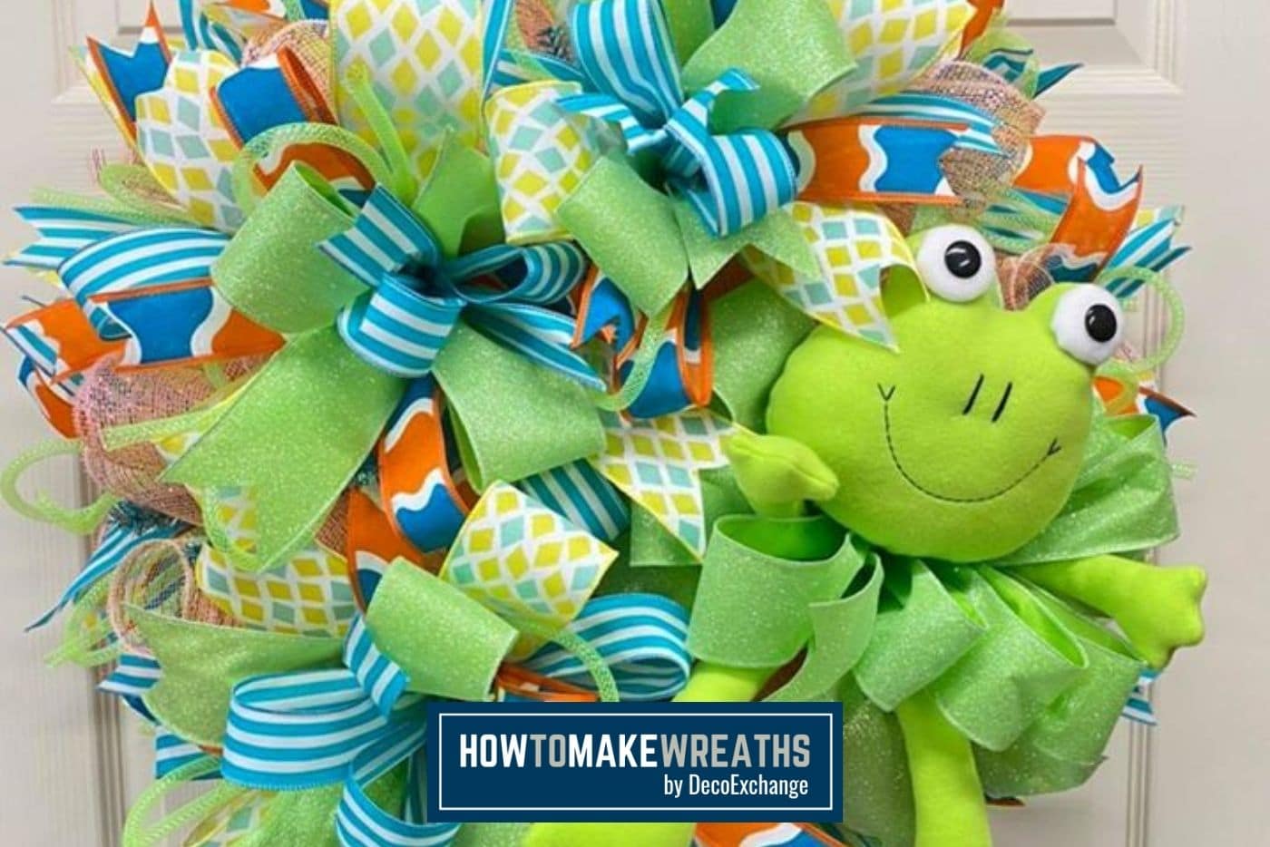 How To Make A Fun Frog Wreath