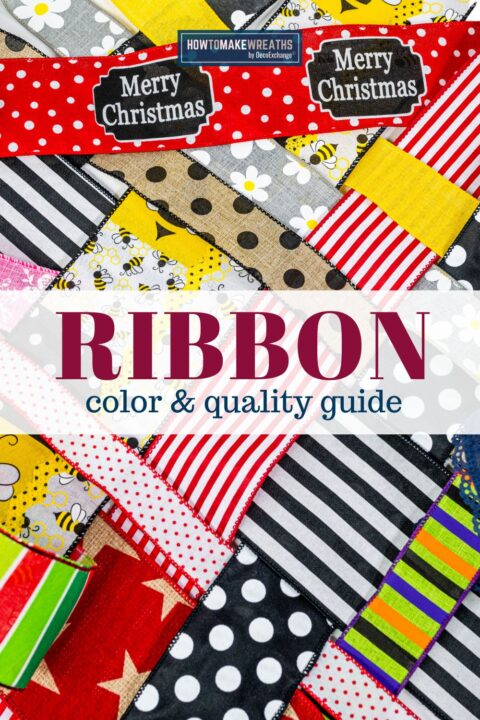 Ribbon Colors and Quality Guide - How to Make Wreaths - Wreath Making ...