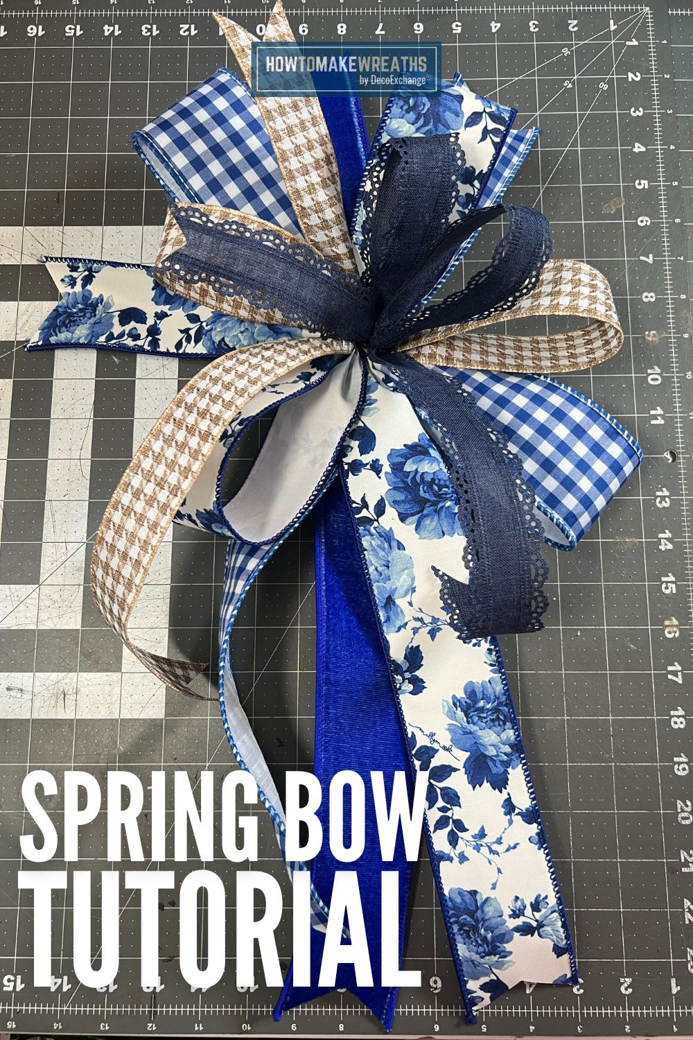How to Make a Spring Bow - How to Make Wreaths - Wreath Making for ...