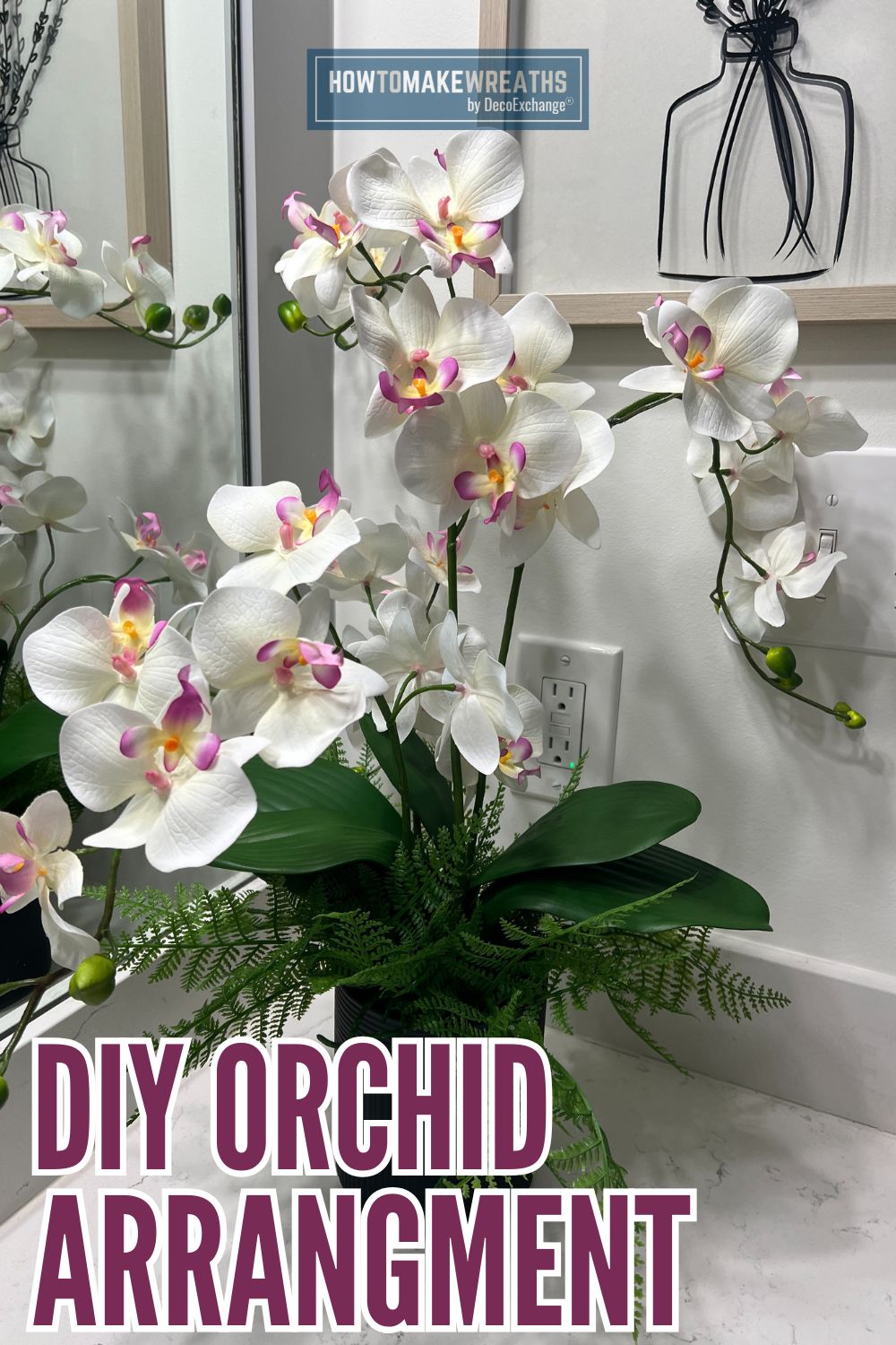 Quick & Easy DIY Orchid Arrangement - How to Make Wreaths - Wreath ...